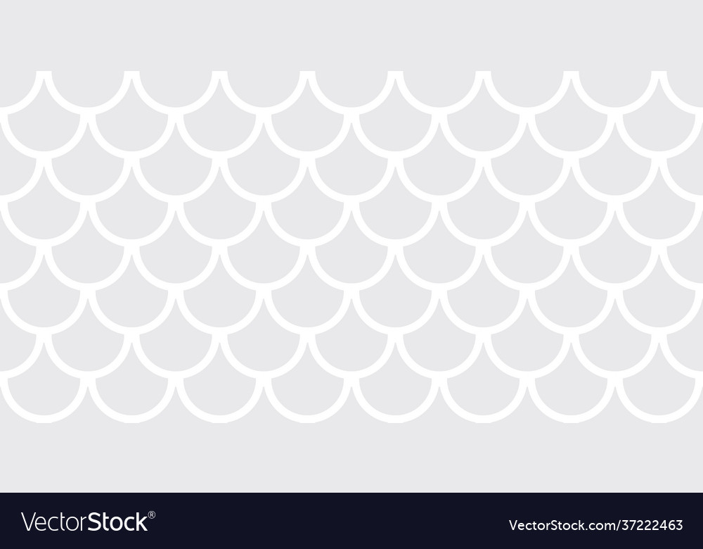 Abstract geometric seamless scale pattern Vector Image