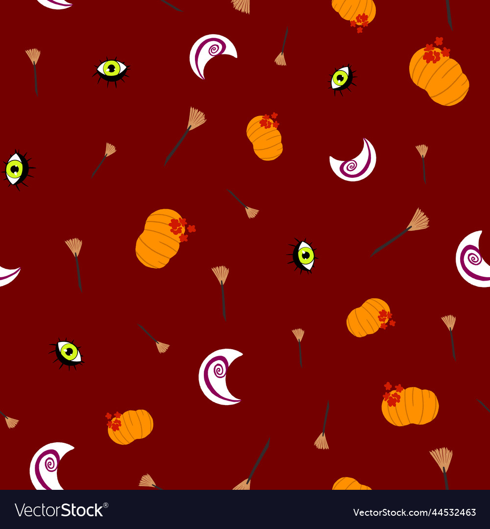 Abstract halloween repeat pattern Royalty Free Vector Image