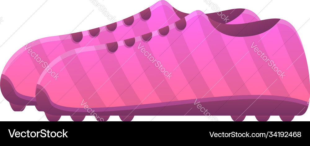 Rugby boots icon cartoon style Royalty Free Vector Image