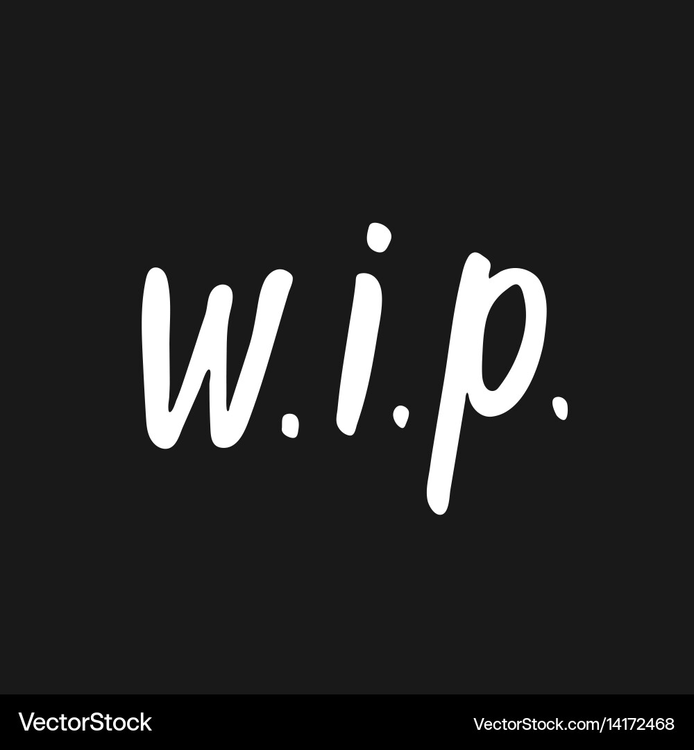 Very important person - hand drawn brush text Vector Image
