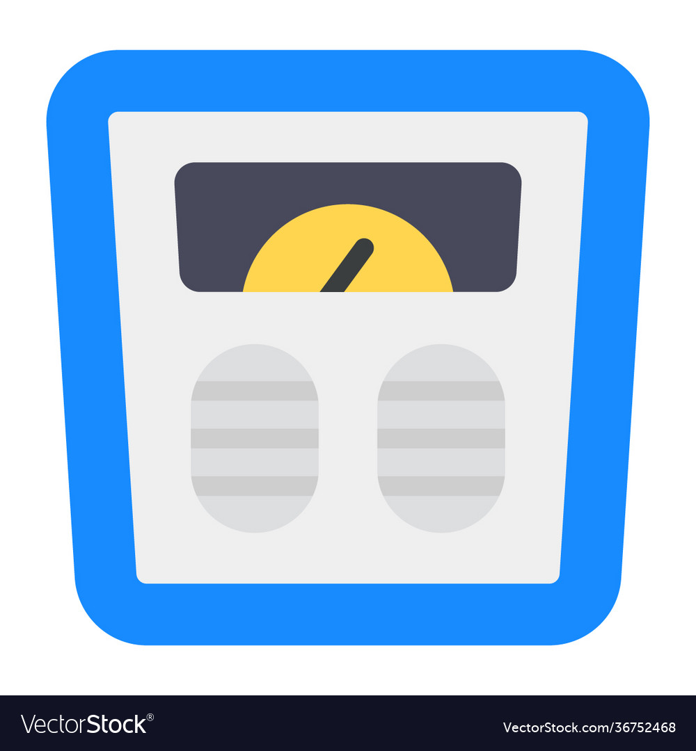 Weight machine Royalty Free Vector Image - VectorStock