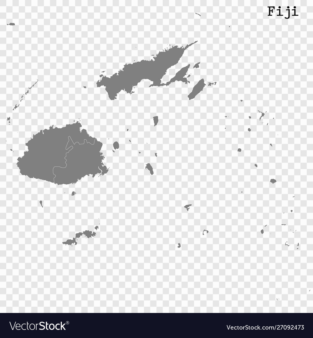 High quality map with borders Royalty Free Vector Image