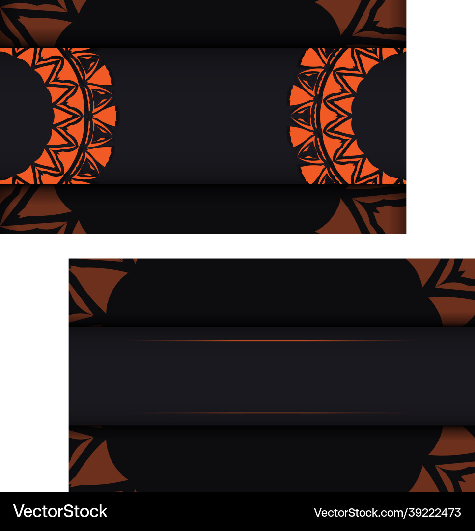 Invitation card template with place for your text Vector Image