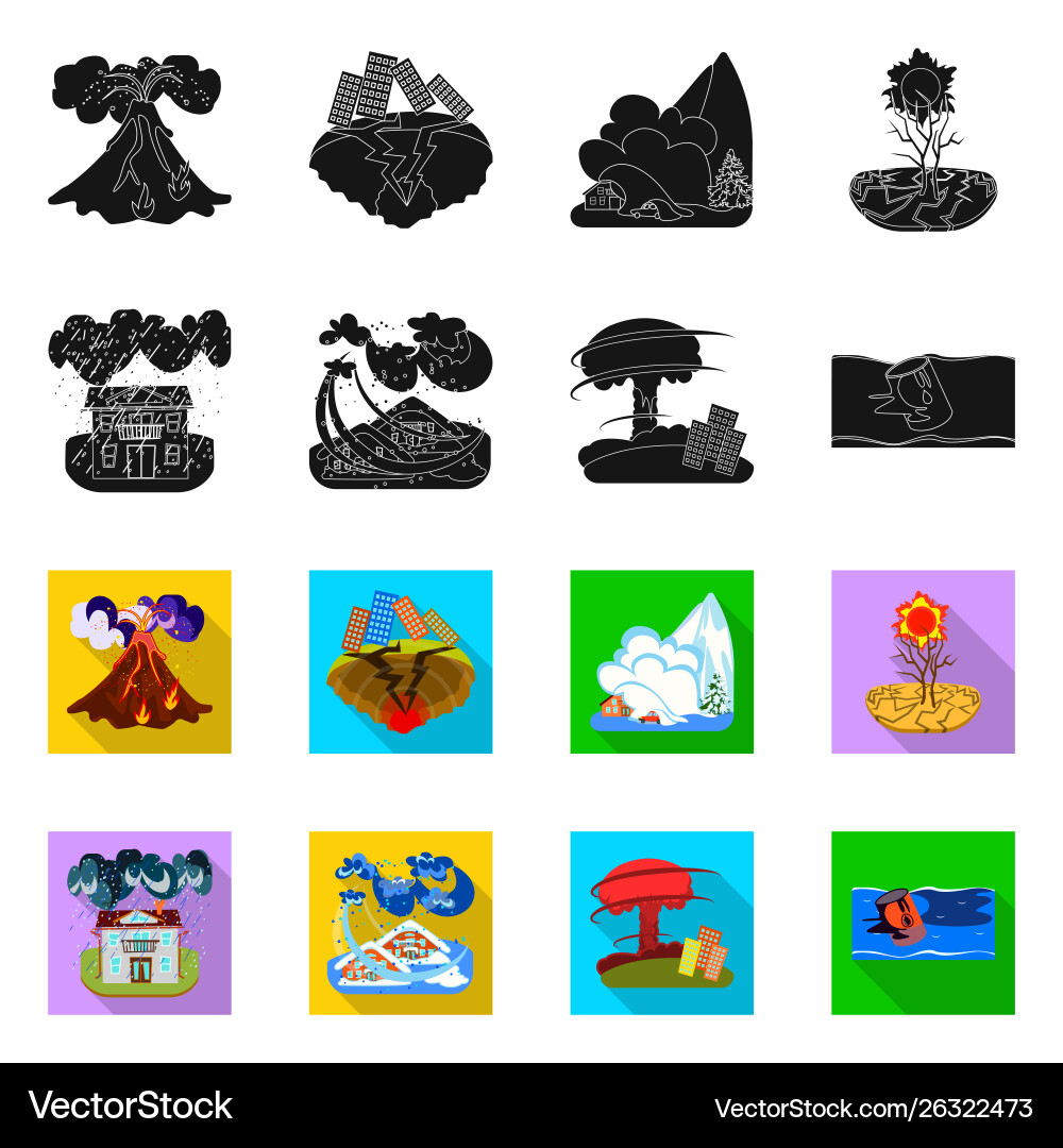 Isolated object weather and distress symbol Vector Image