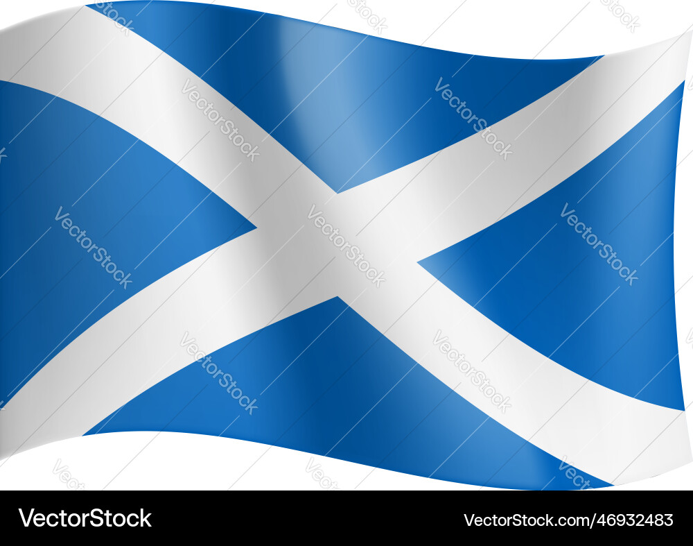 Immunization icon of scotland Royalty Free Vector Image