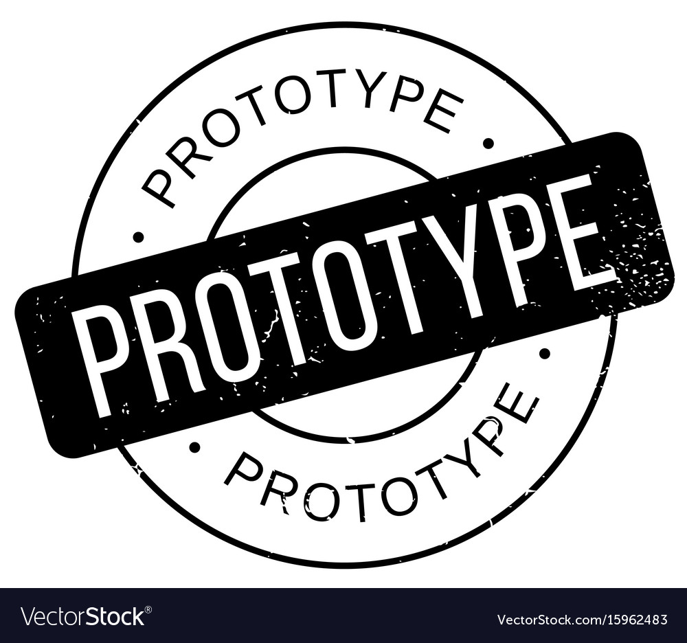 Prototype rubber stamp Royalty Free Vector Image