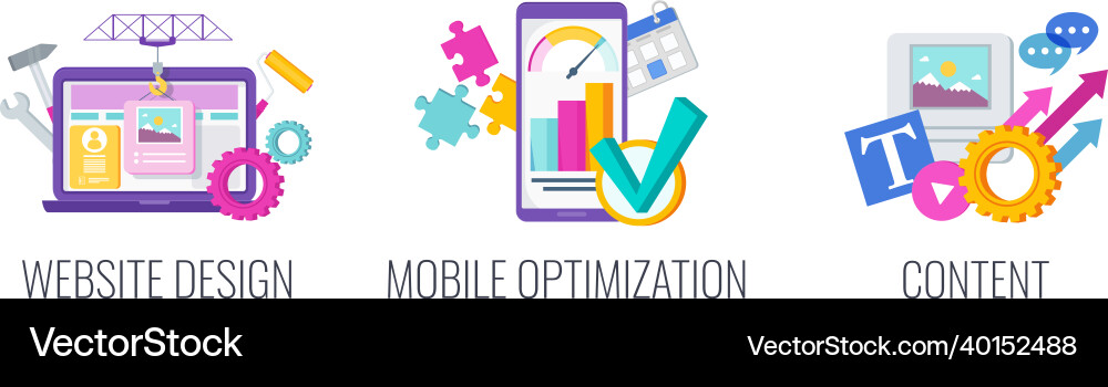 Function of social media infographics banner Vector Image