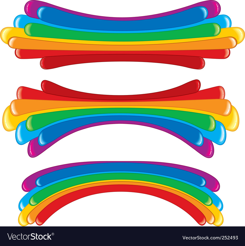 Abstract rainbow Royalty Free Vector Image - VectorStock