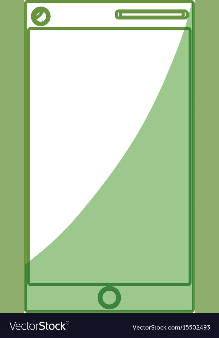 Isolated smartphone cellphone Royalty Free Vector Image