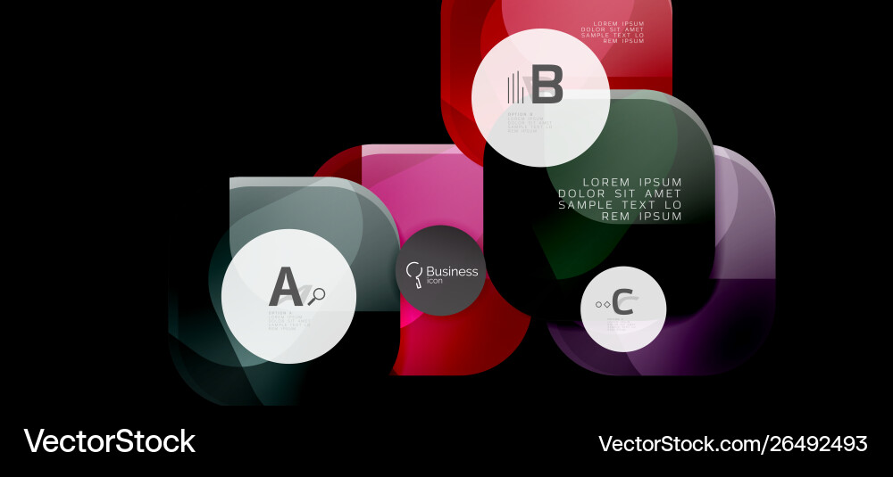 Modern advertising concept for wallpaper design Vector Image