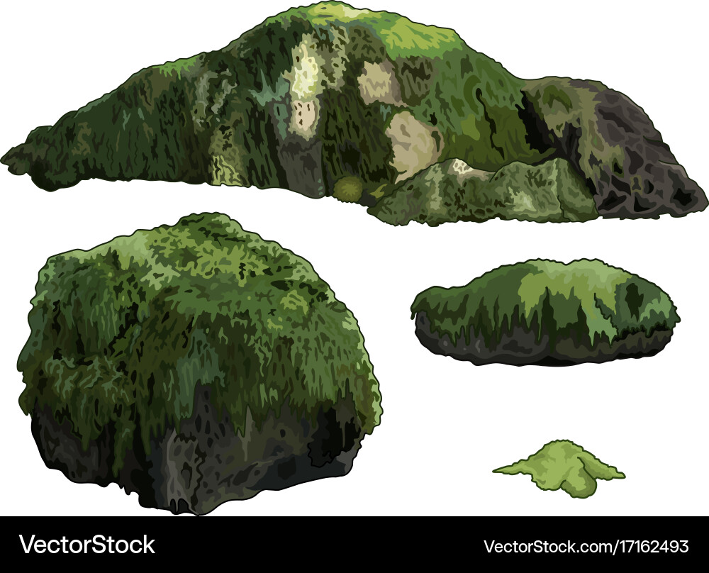 Set of stones Royalty Free Vector Image - VectorStock