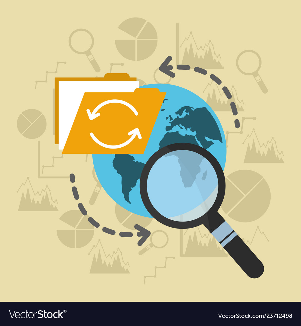 Data center technology Royalty Free Vector Image