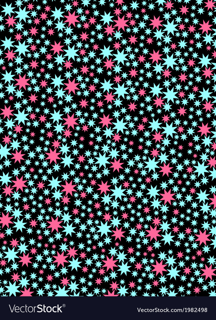 Star seamless pattern Royalty Free Vector Image
