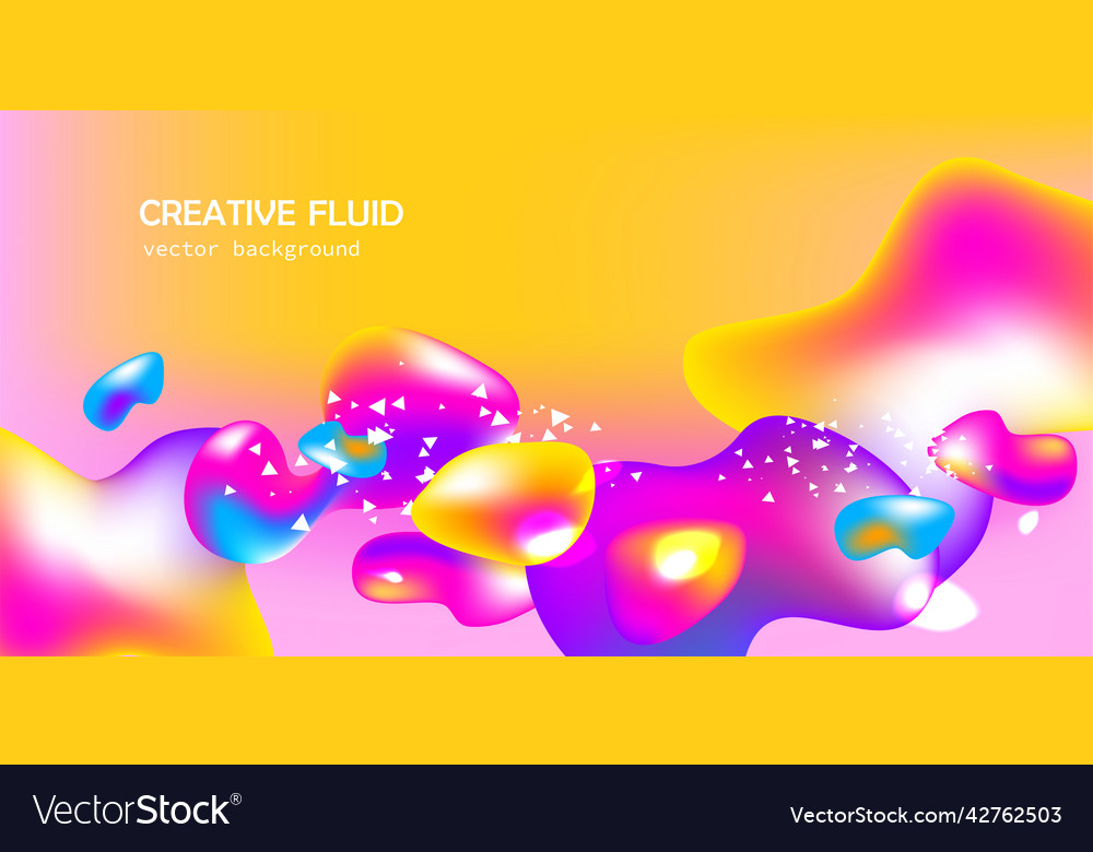 Bright banner template Royalty Free Vector Image