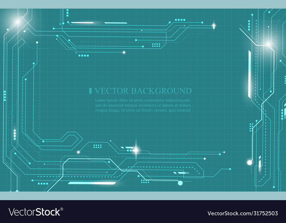 Digital technology network Royalty Free Vector Image