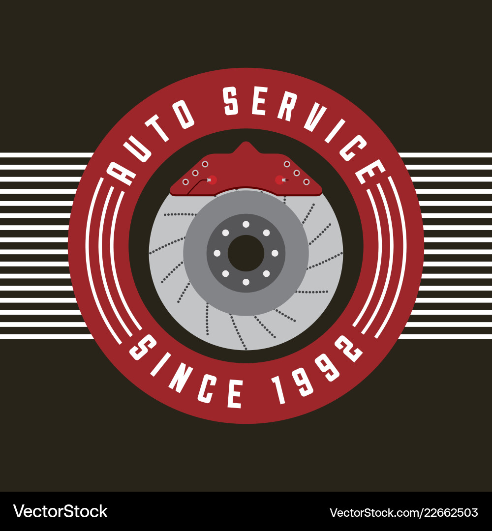 Industry automotive auto service Royalty Free Vector Image