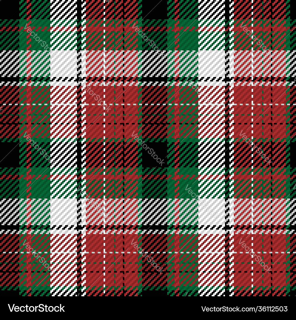 Plaid pattern seamless background tartan check Vector Image