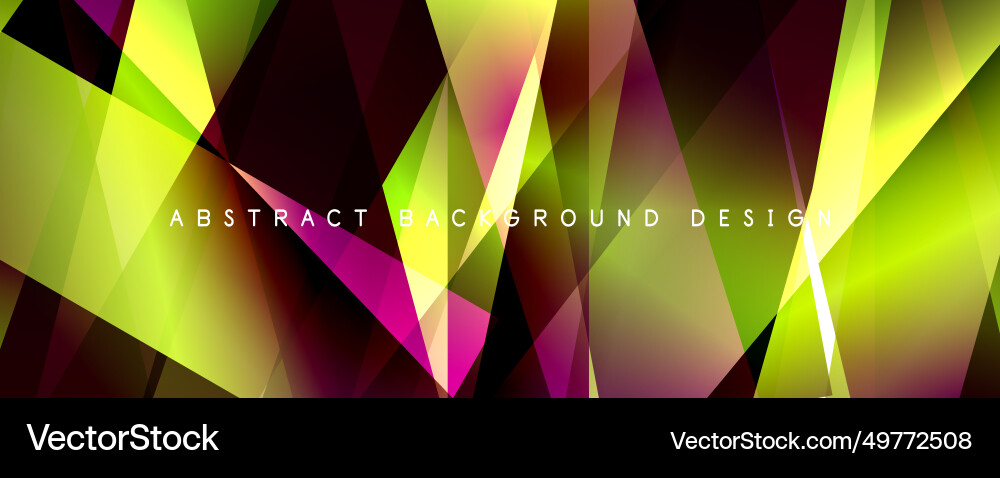 Breaking glass background kaleidoscope effect Vector Image