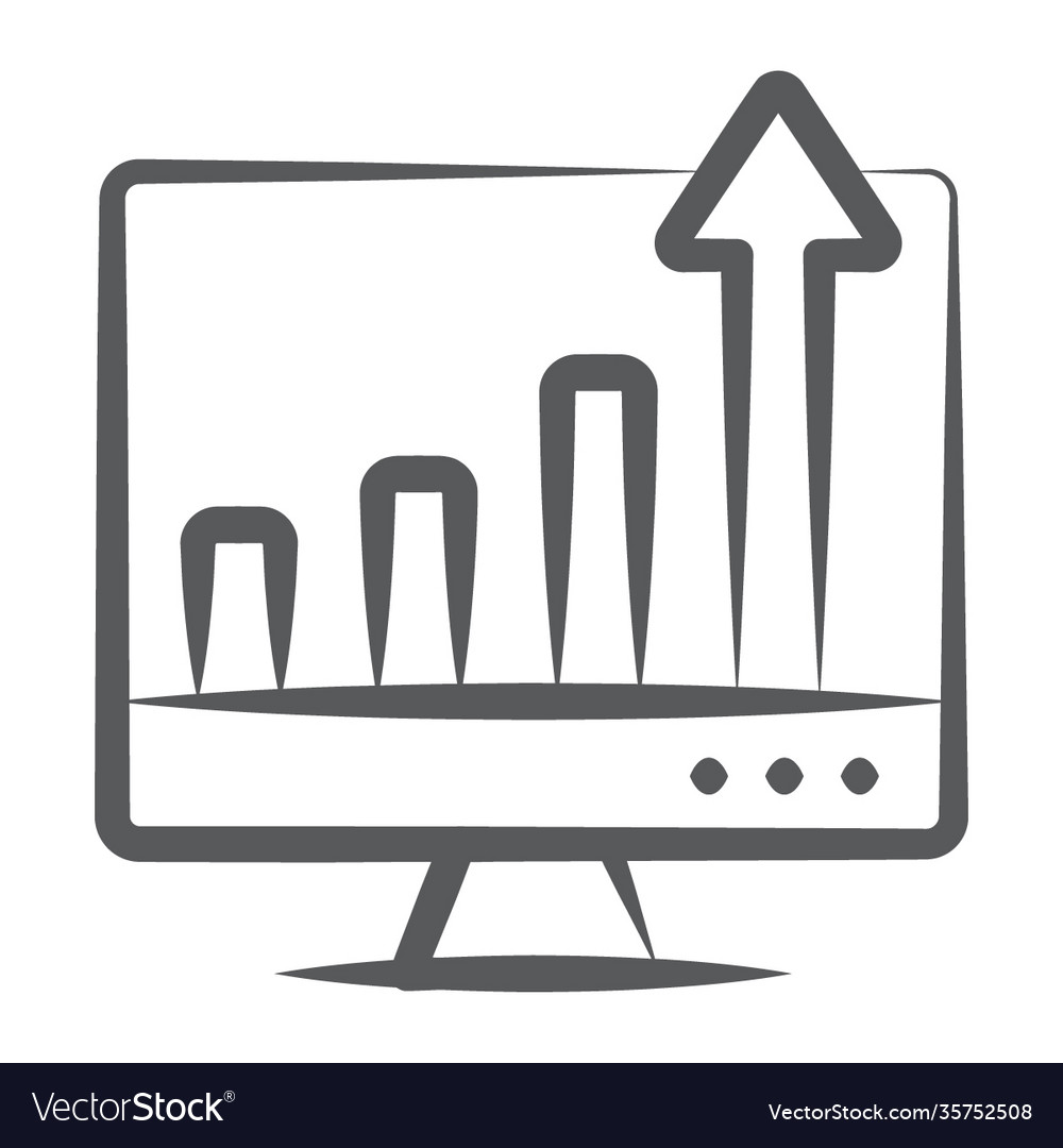 Website traffic statistics Royalty Free Vector Image Website traffic statistics Royalty Free Vector Image