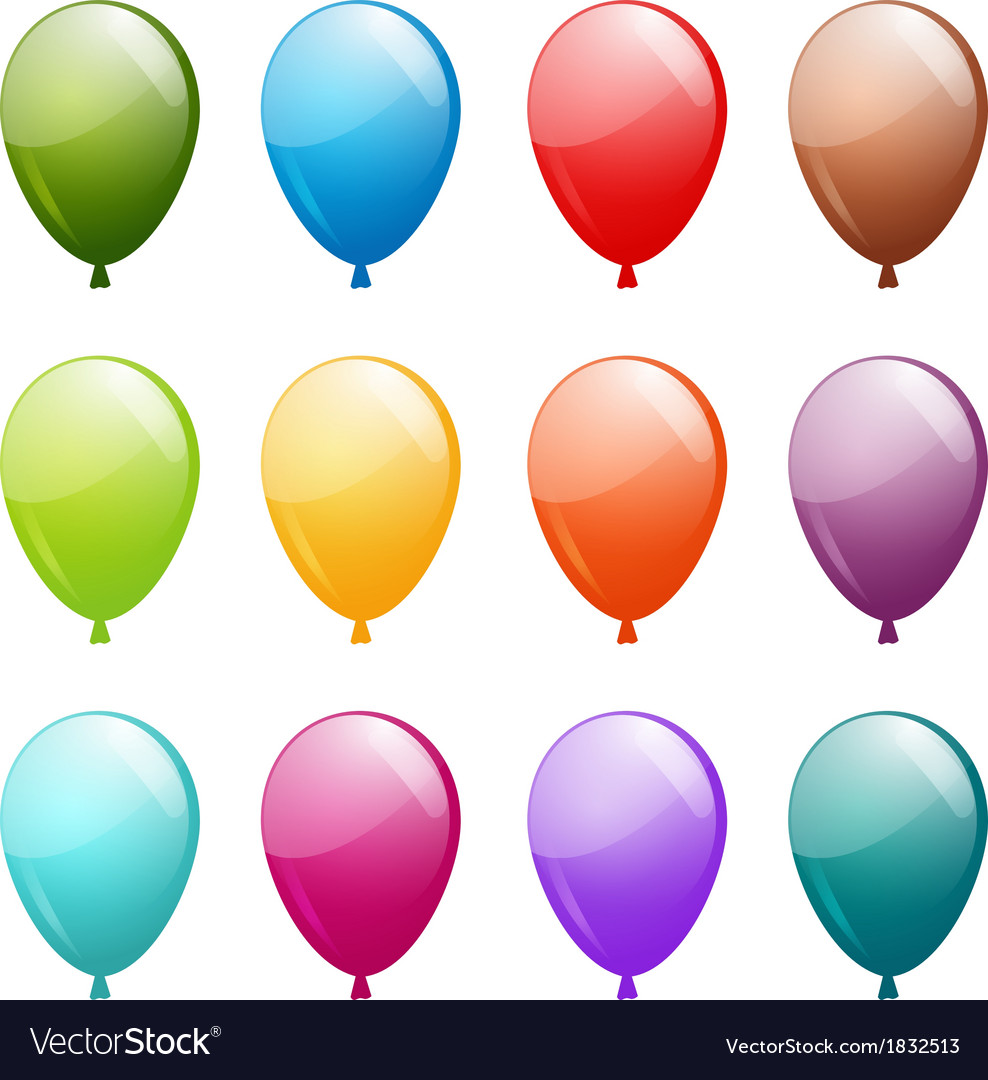 Balloons Royalty Free Vector Image - VectorStock