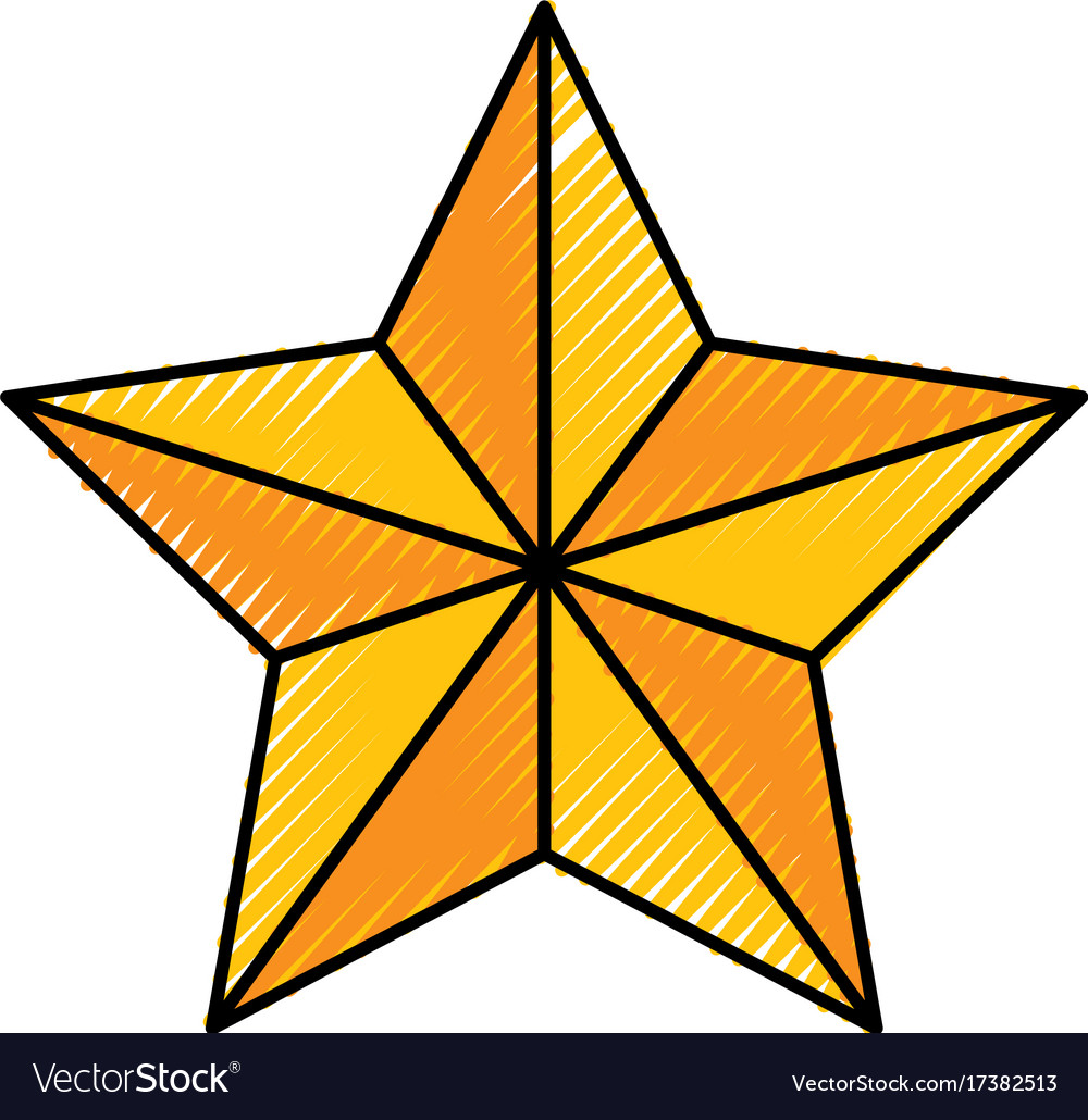 Christmas star ornament celebration decoration Vector Image