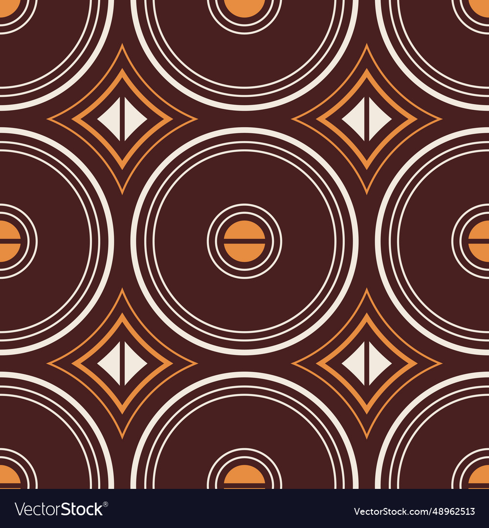 Seamless geometric pattern with circles Royalty Free Vector