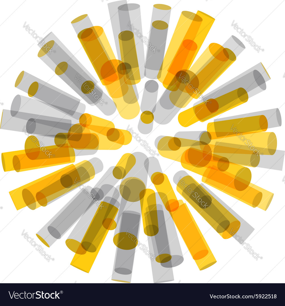3d Background Molecular Structure Royalty Free Vector Image