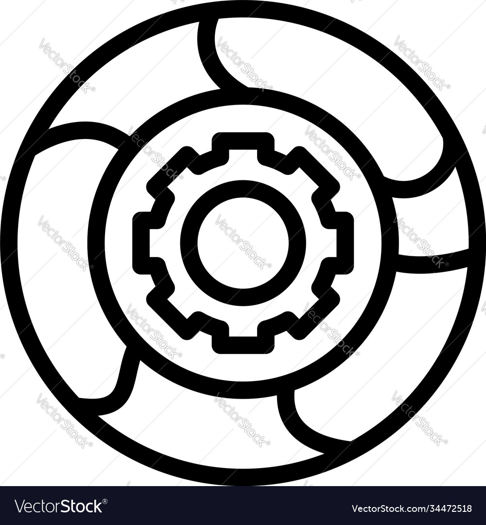 Adaptation mechanism icon outline style Royalty Free Vector Adaptation mechanism icon outline style Royalty Free Vector