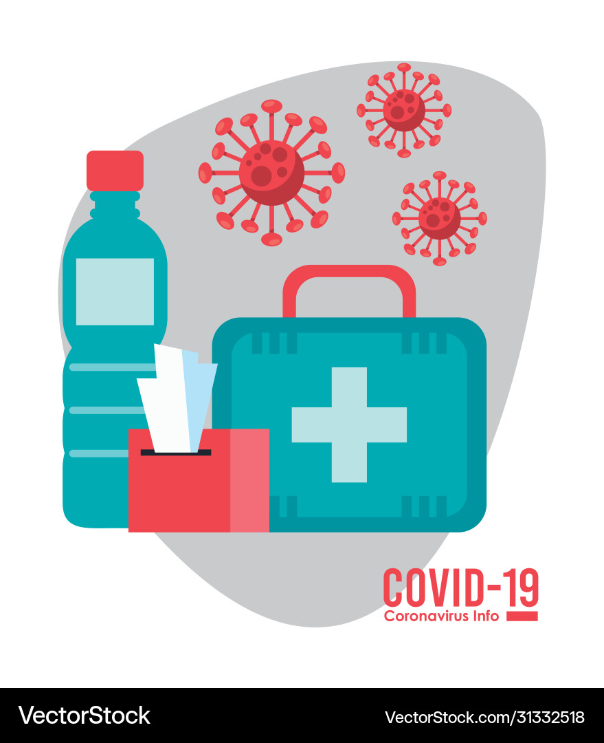 Corona virus pandemic particle Royalty Free Vector Image