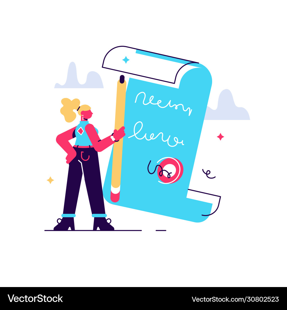 Contract signing deal confirmation Royalty Free Vector Image