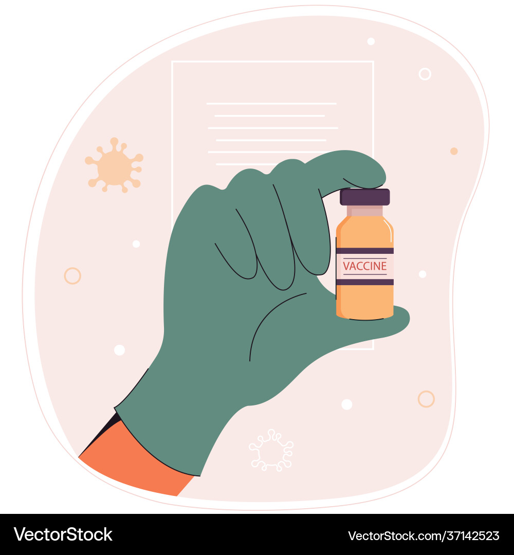 Covid19-19 coronavirus vaccine Royalty Free Vector Image