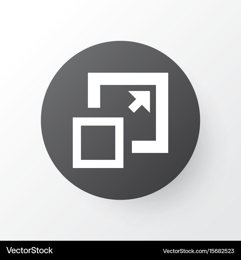 Enlarge icon symbol premium quality isolated Vector Image