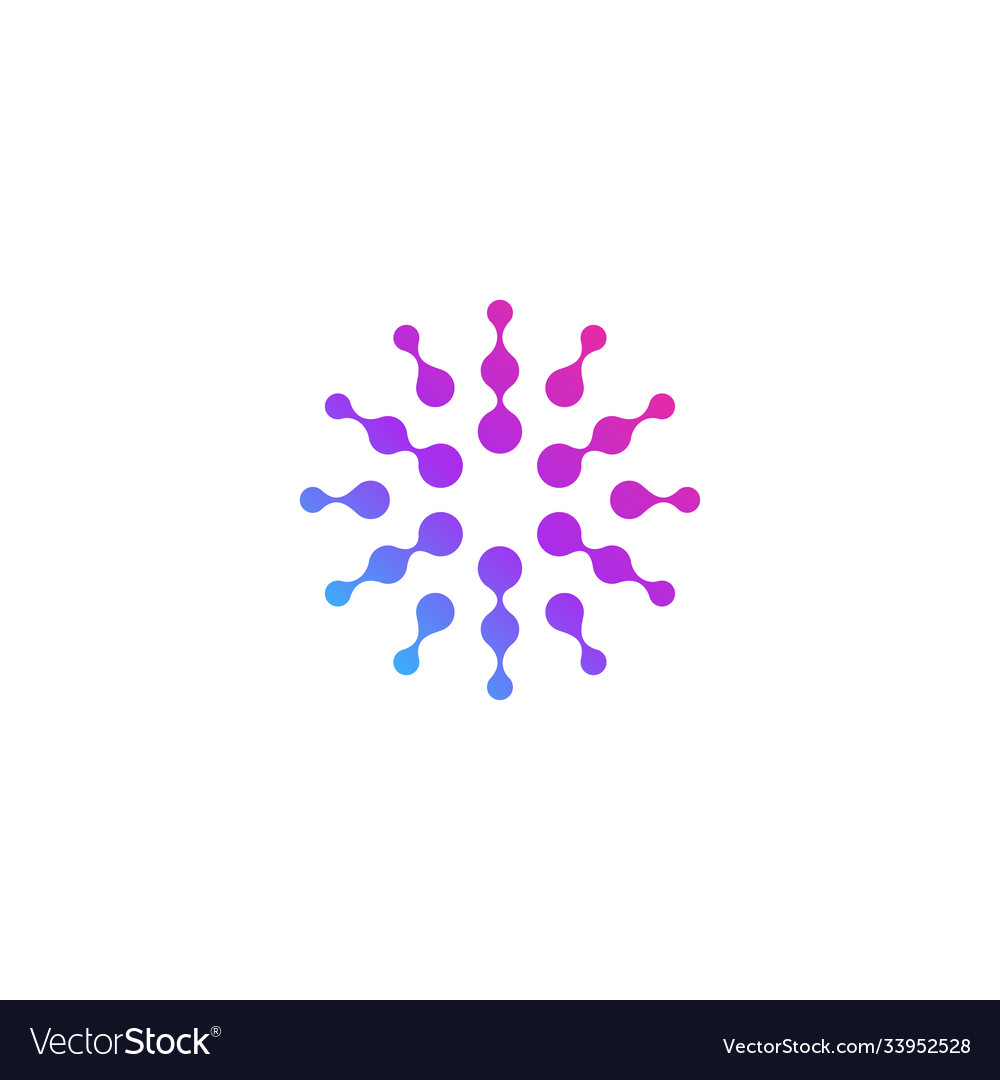 Abstract technology logo template icon Royalty Free Vector