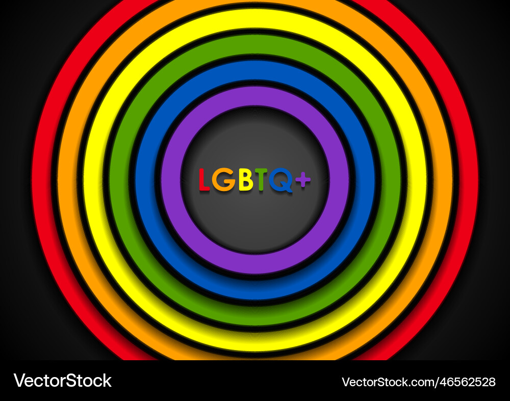 Lgbtq pride month abstract background Royalty Free Vector