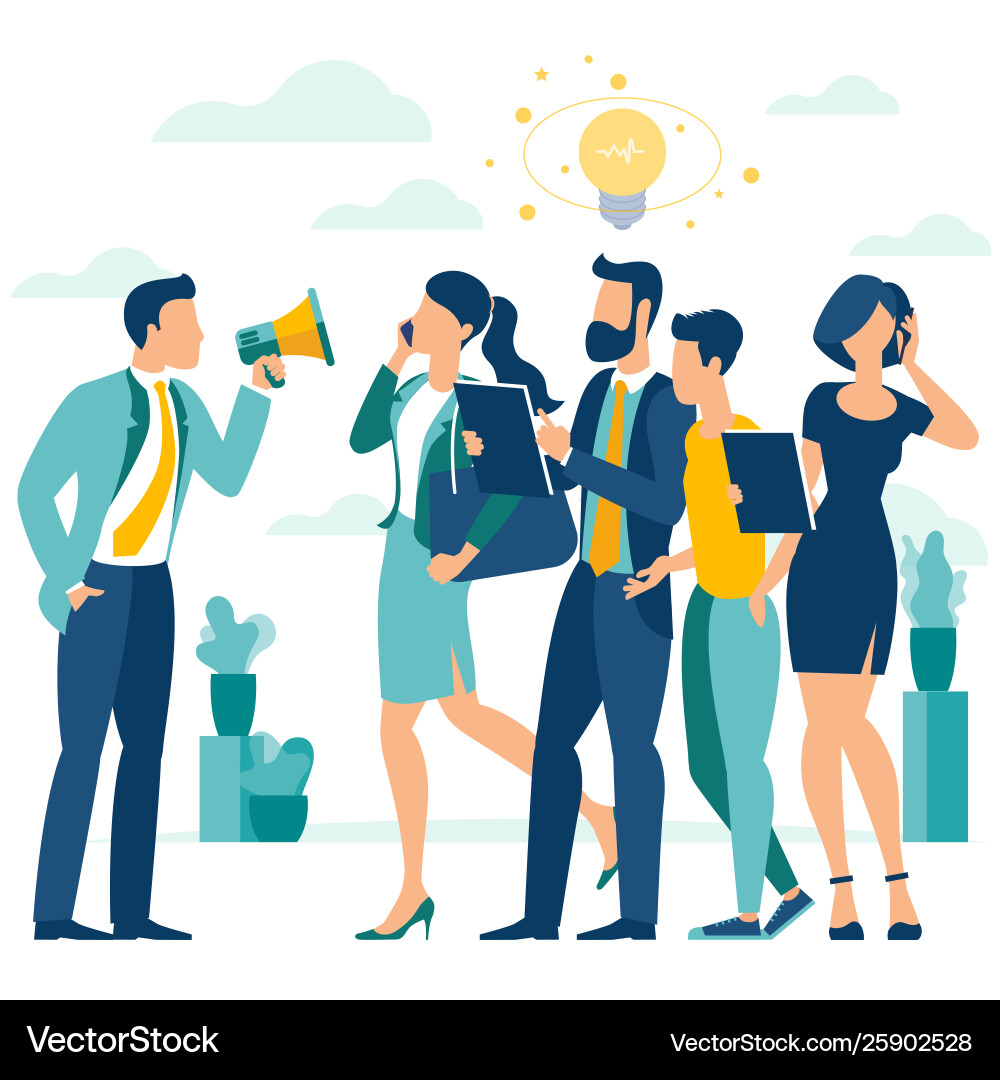 Social media promotion Royalty Free Vector Image