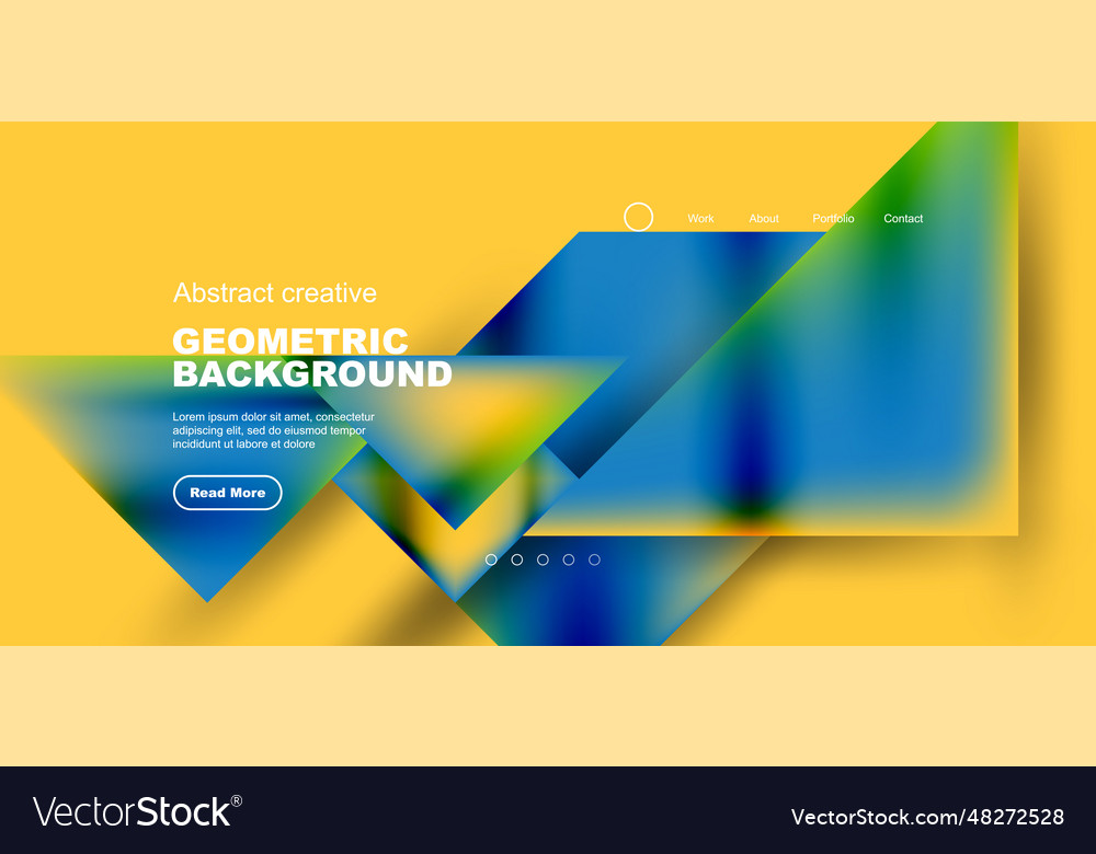 Triangle abstract background Royalty Free Vector Image