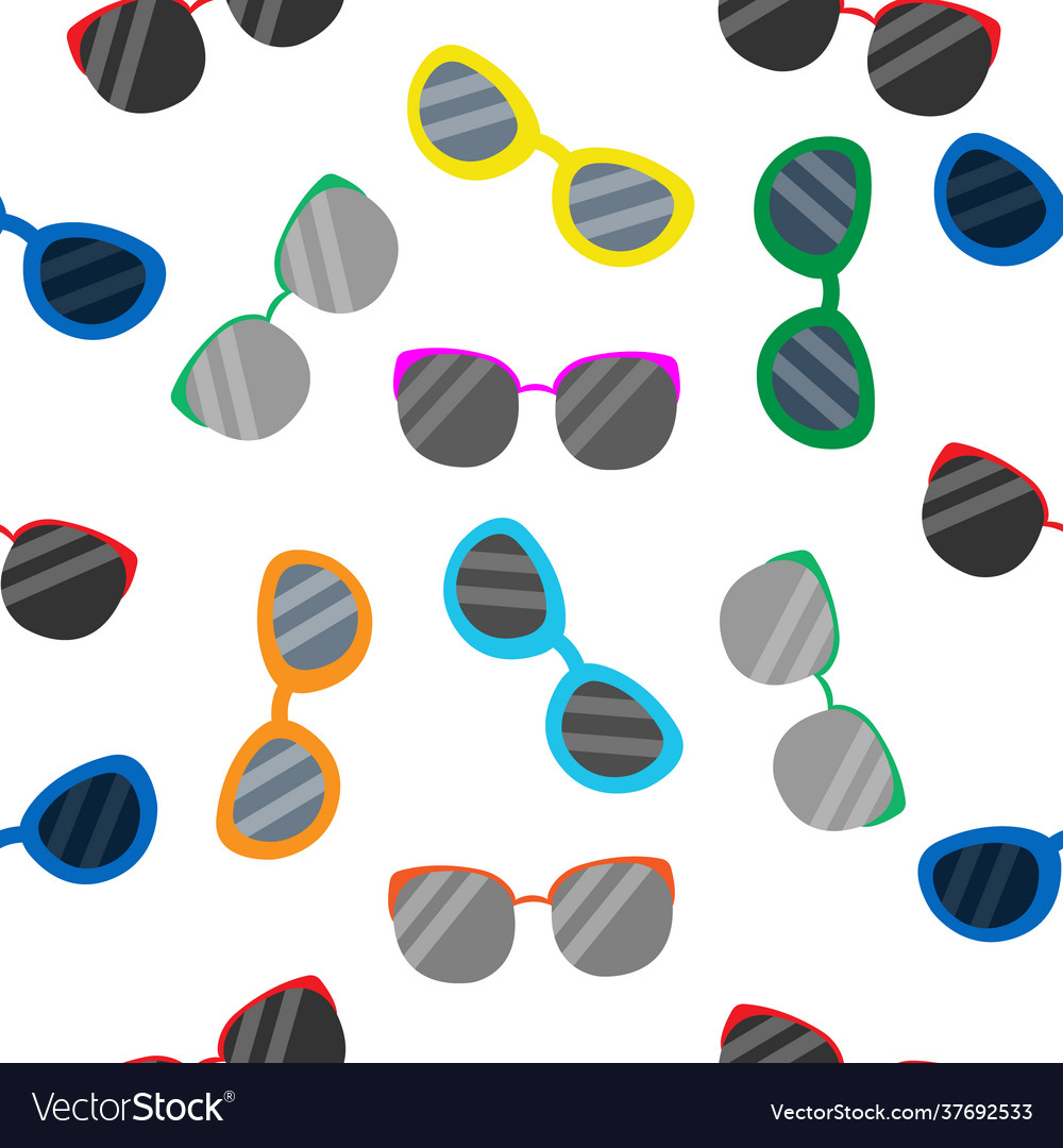 A bright seamless pattern multi-colored red Vector Image