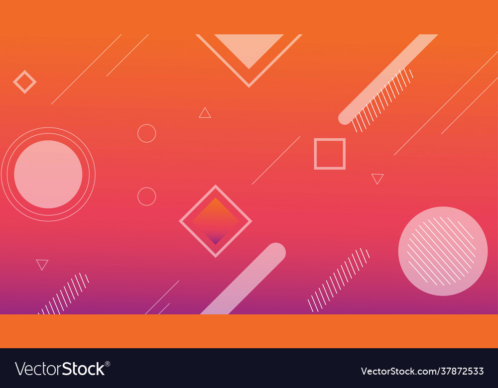 Abstract geometric gradient shape background Vector Image