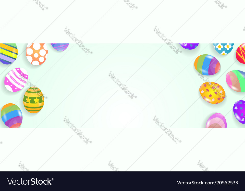 Happy easter background Royalty Free Vector Image