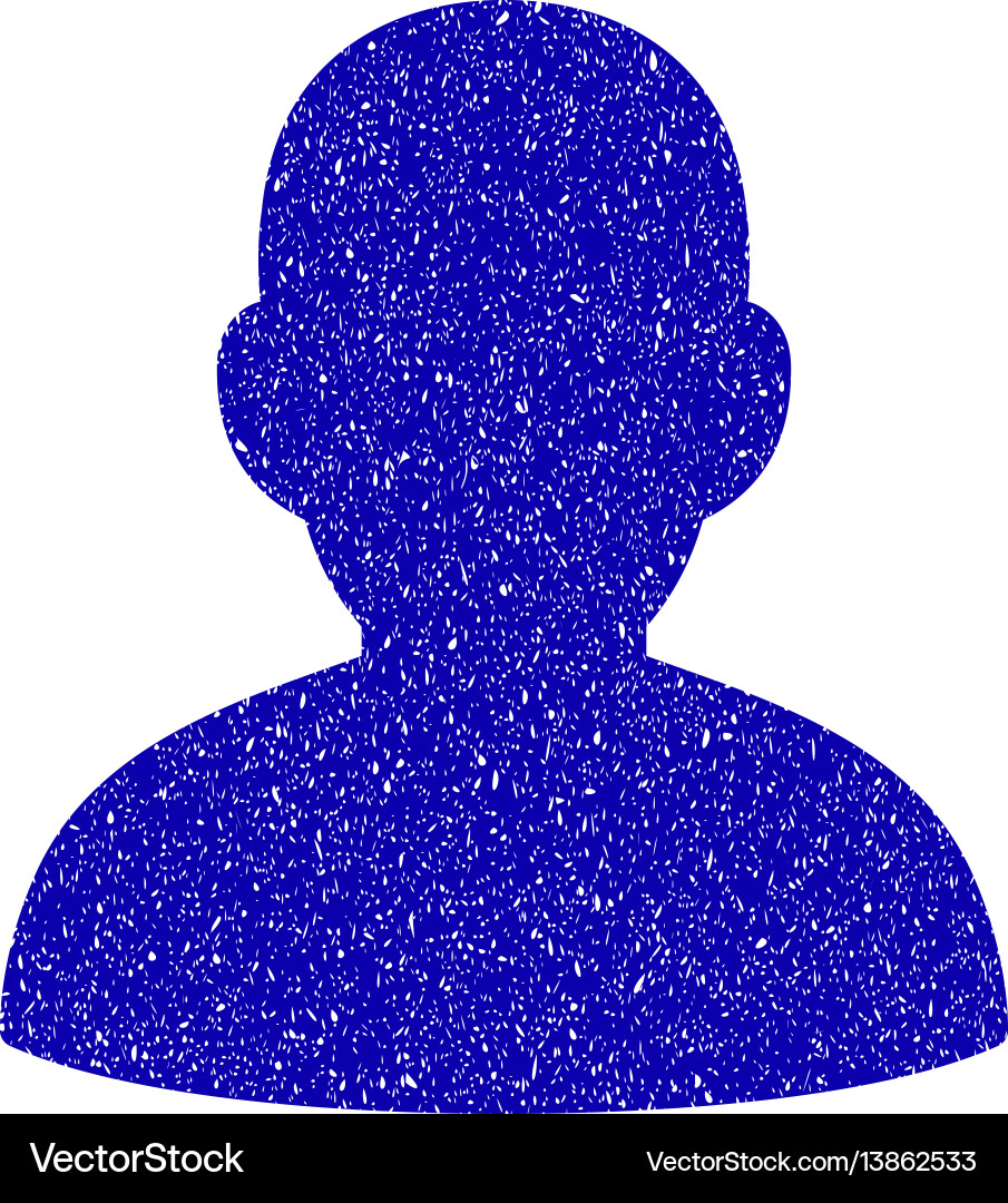 User icon grunge watermark Royalty Free Vector Image