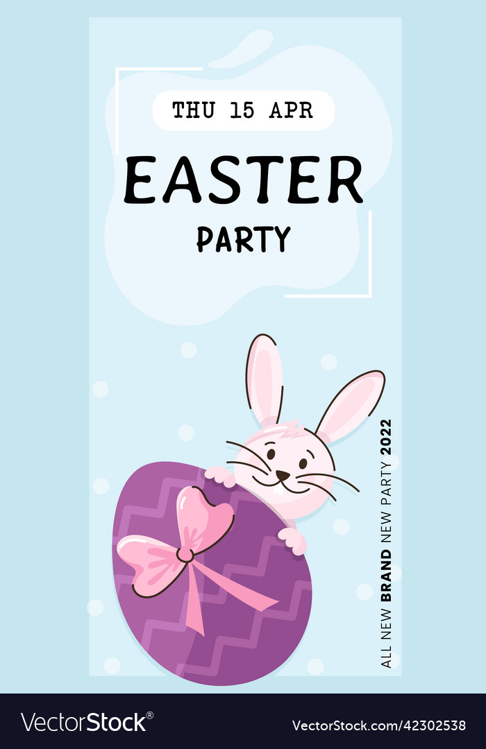 Easter party Royalty Free Vector Image - VectorStock