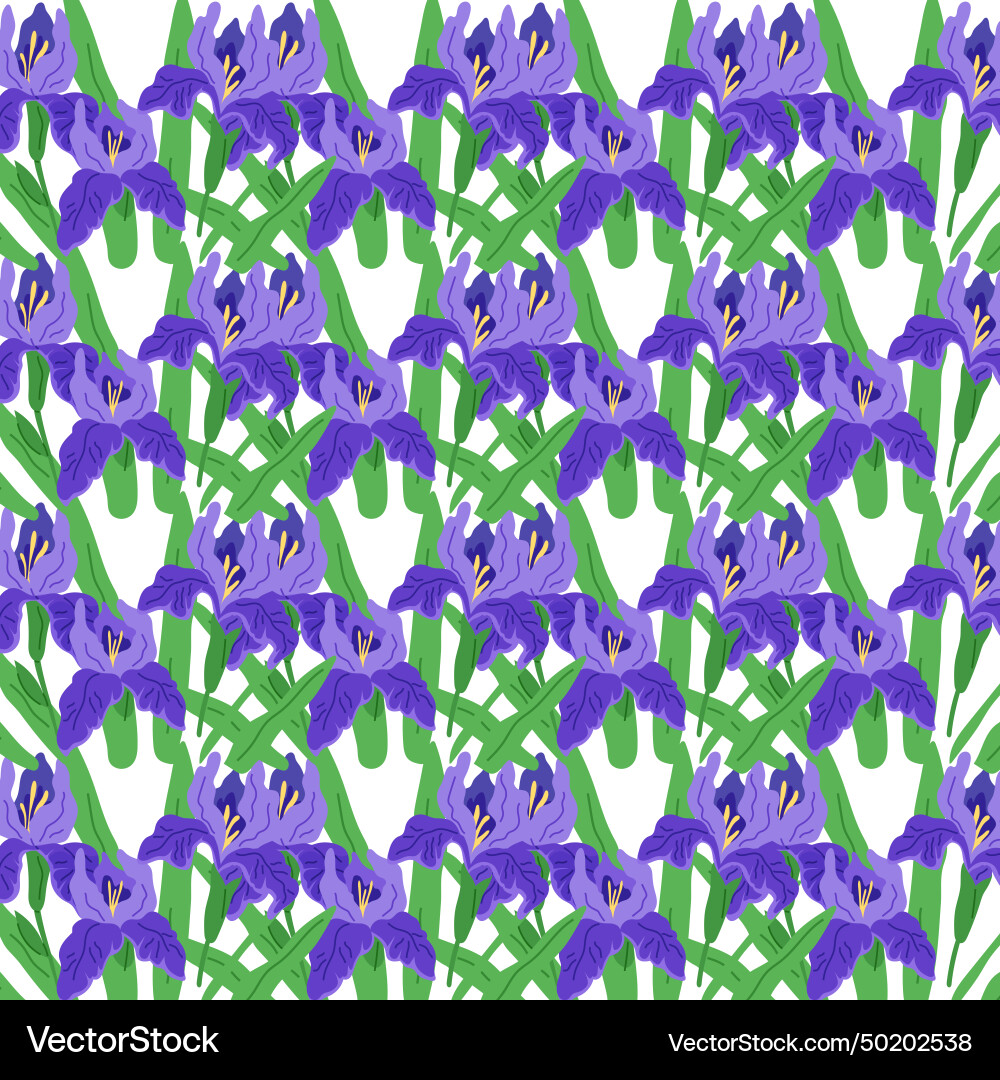 Flower pattern the flowery design evoked sense Vector Image