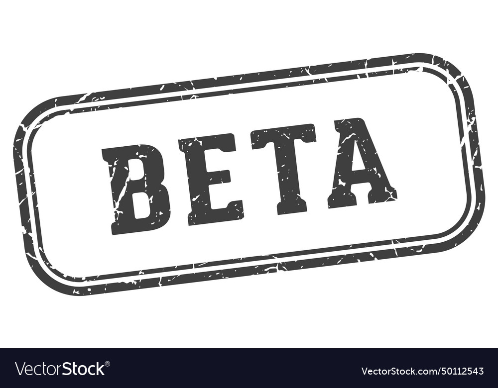 Beta stamp rectangular on white Royalty Free Vector Image Beta stamp rectangular on white Royalty Free Vector Image