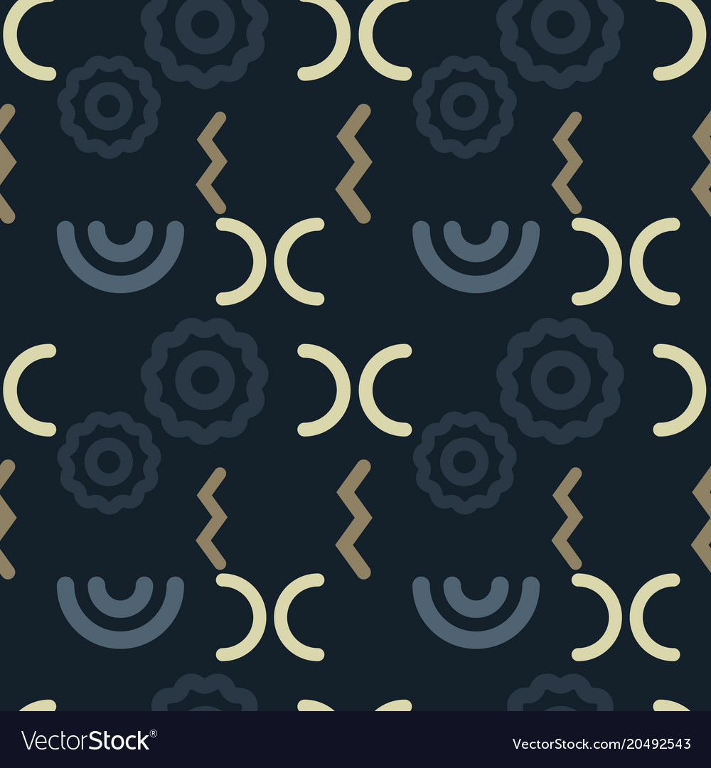 Broken link structure seamless pattern Royalty Free Vector