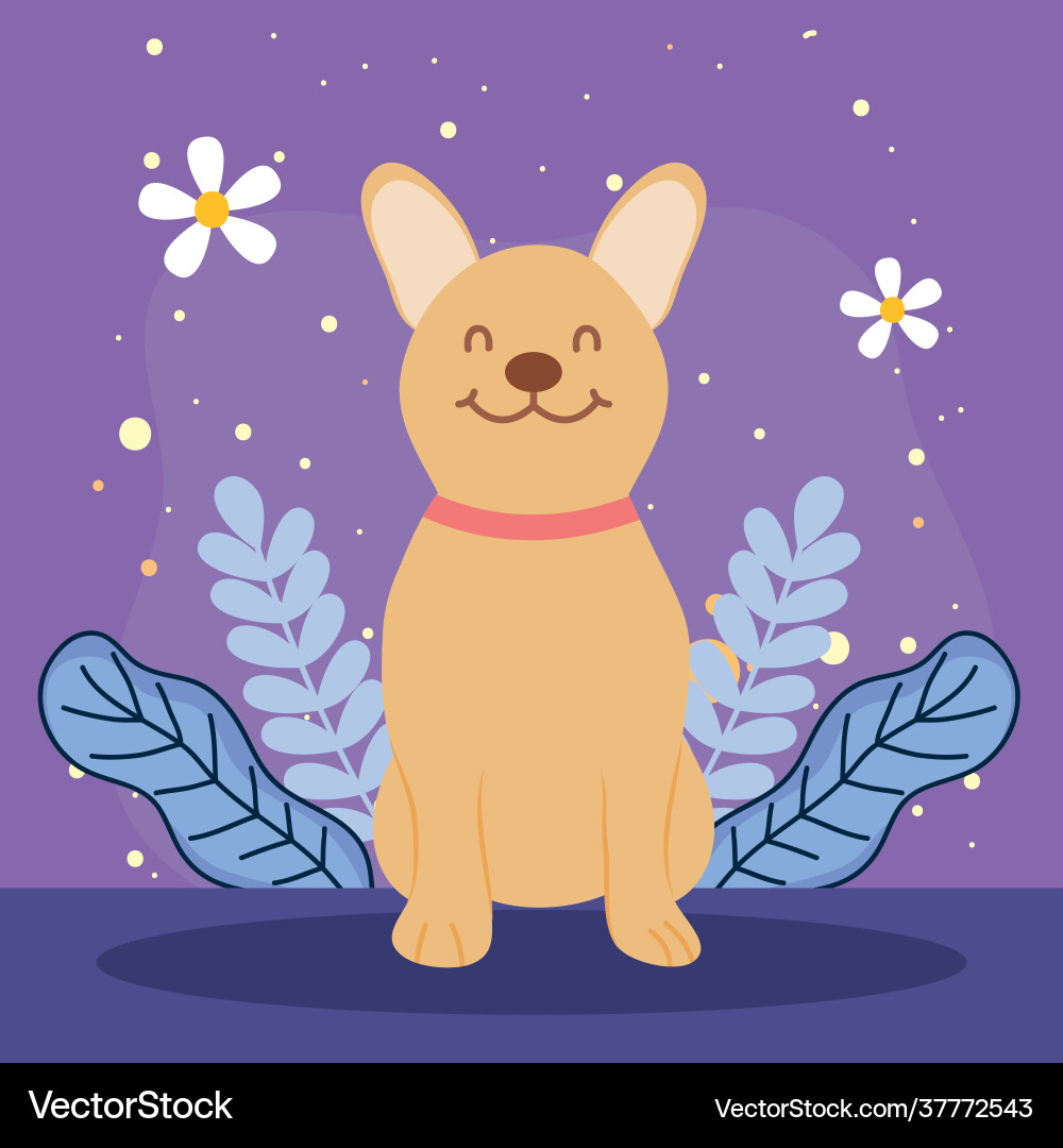 Dog cartoon mascot Royalty Free Vector Image - VectorStock