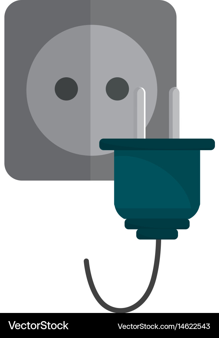 Power cable to cannect in the energy Royalty Free Vector