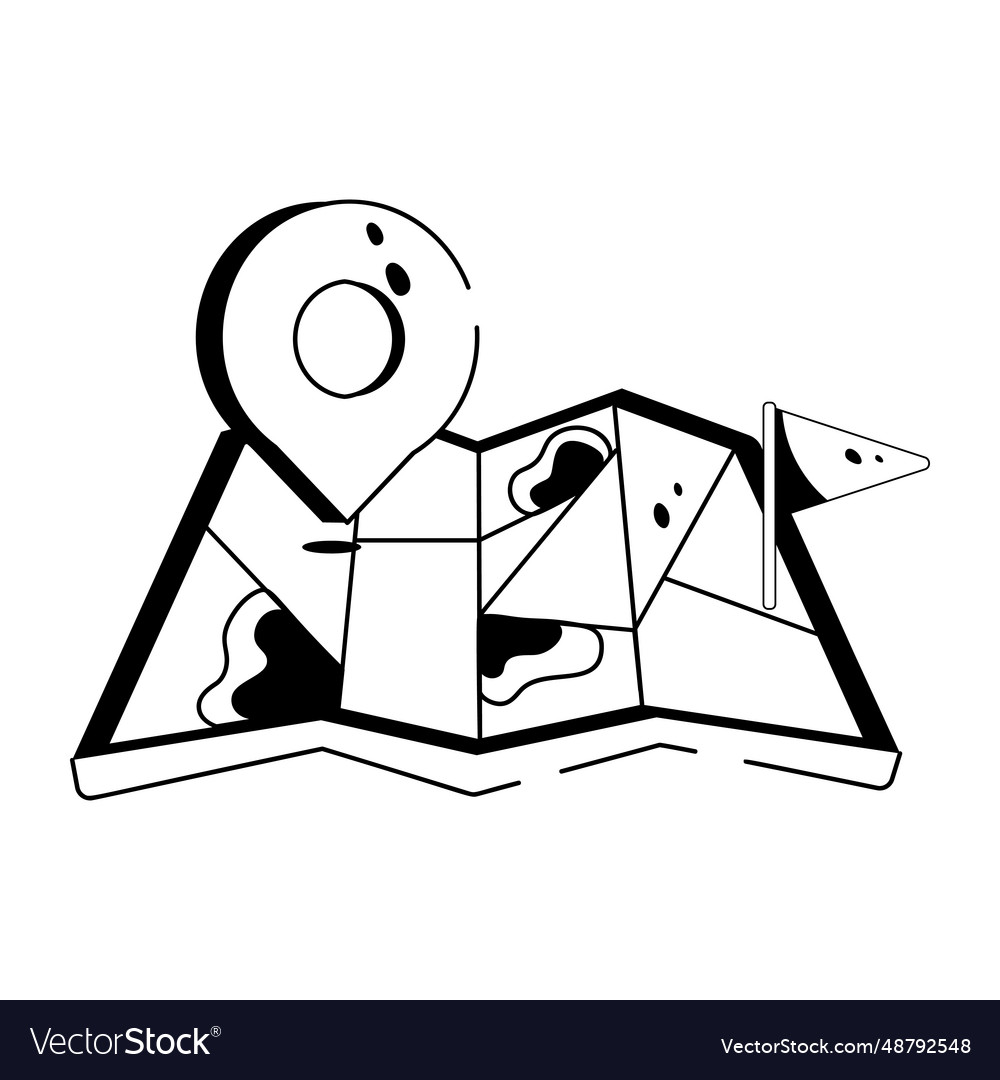 Location map Royalty Free Vector Image - VectorStock