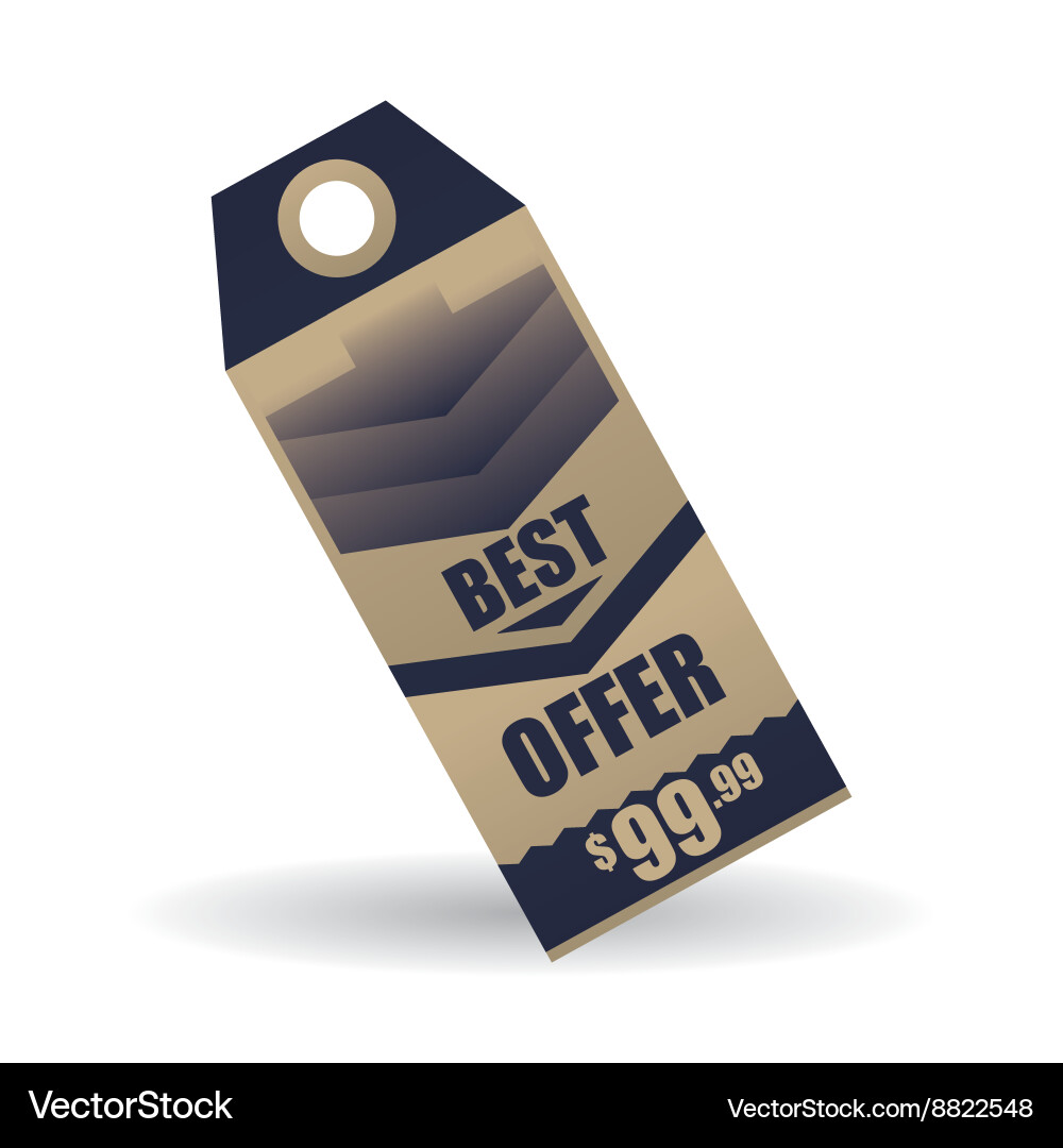 Sale design offer icon isolated Royalty Free Vector Image