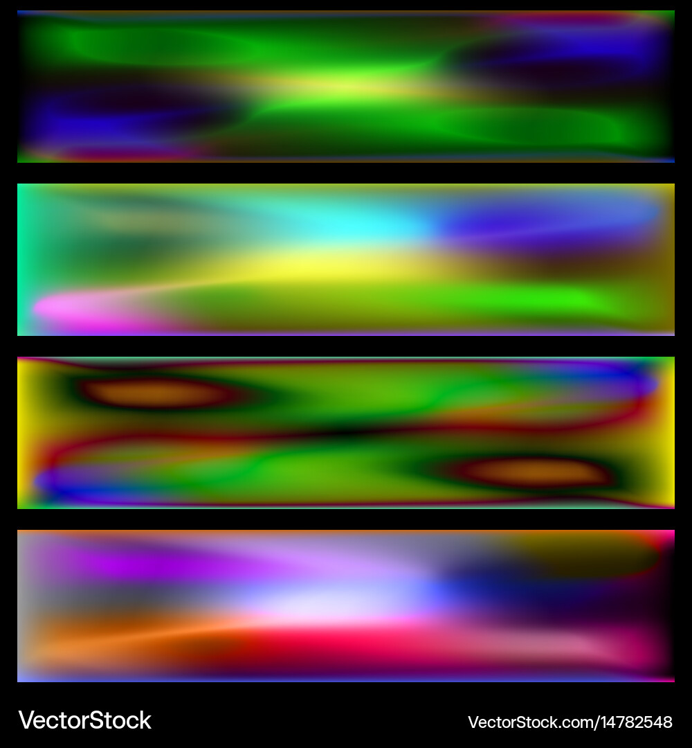 Set of thermal backgrounds Royalty Free Vector Image