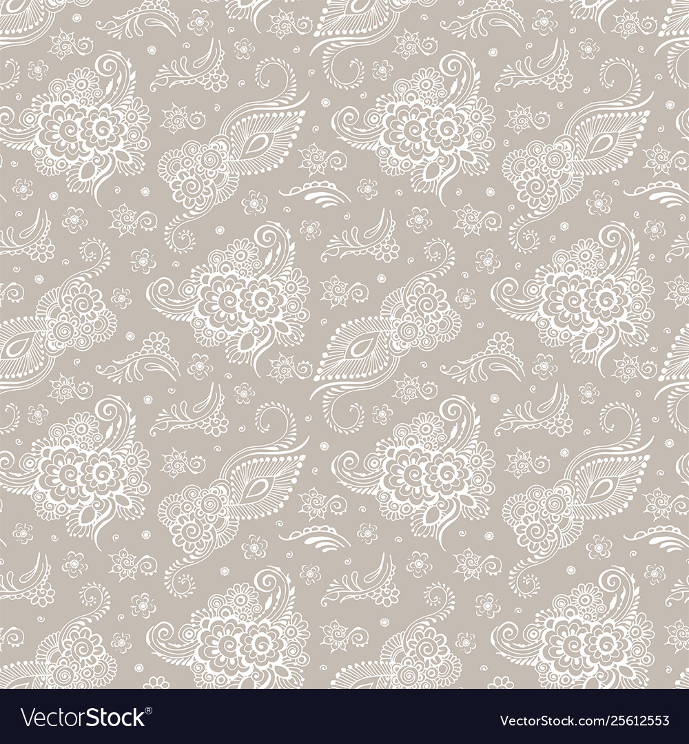 Beige background with patterns Royalty Free Vector Image